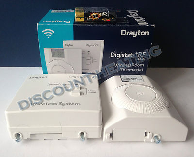 DRAYTON DIGISTAT WIRELESS RECEIVER + RF ROOM THERMOSTAT RF601 | eBay UK