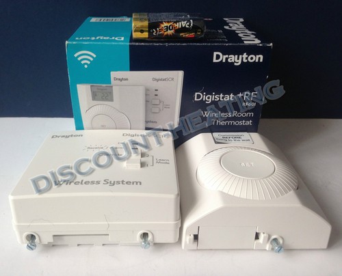 DRAYTON DIGISTAT WIRELESS RECEIVER + RF ROOM THERMOSTAT RF601 | eBay