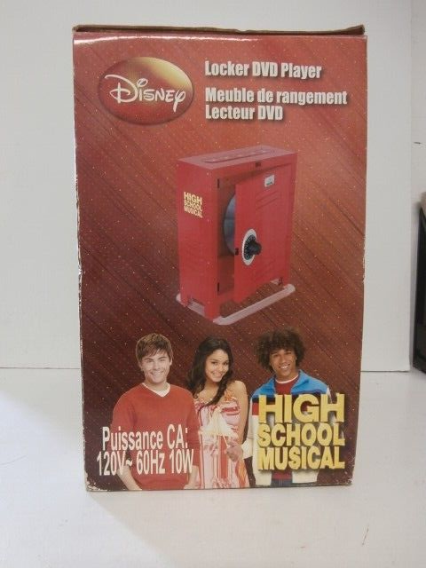 Disney High School Musical Locker DVD Player Rare HTF 2013 Kids Special ...