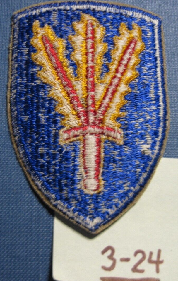 US Army shoulder color 166th REGIMENTAL COMBAT TEAM RCT color cut edge ...