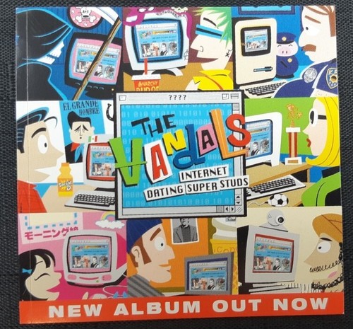 THE VANDALS PUNK ROCK Sticker Music 00s OG NOS PROMO INTERNET DATING ...