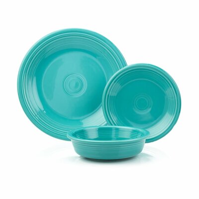 Fiesta® 12-Piece Classic Dinnerware Set | Turquoise | eBay
