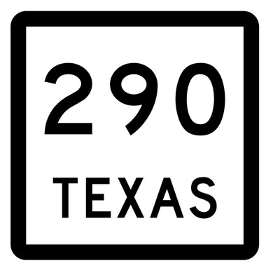 Texas State Highway 290 Sticker Decal R2585 Highway Sign | eBay