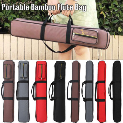 Portable Flute Bag Backpack Canvas Flute Storage Case Instruments ...