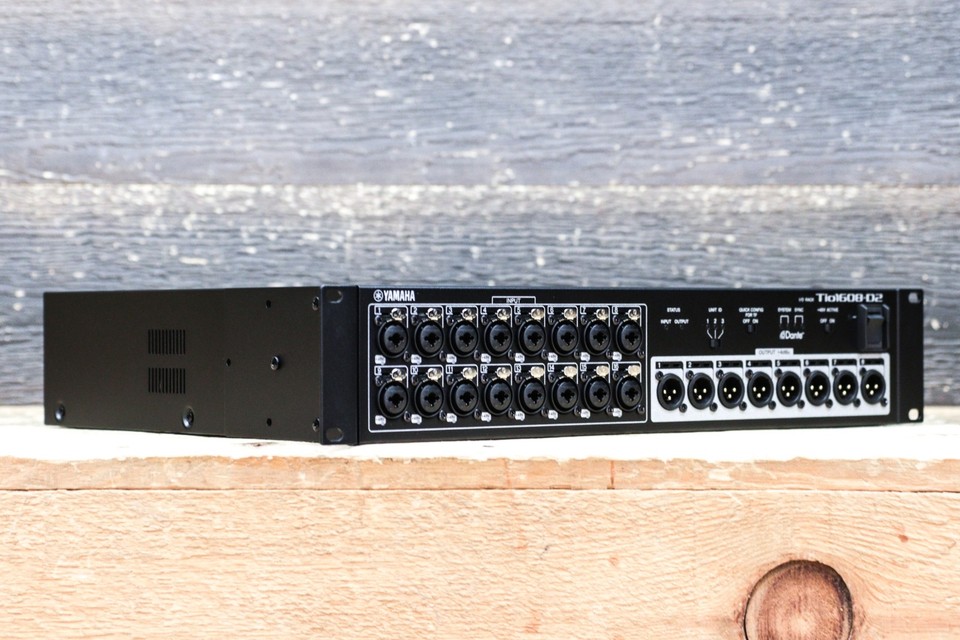 Yamaha Tio1608-D2 Audio Interface 16 mic/line Inputs Dante Stagebox I/O ...