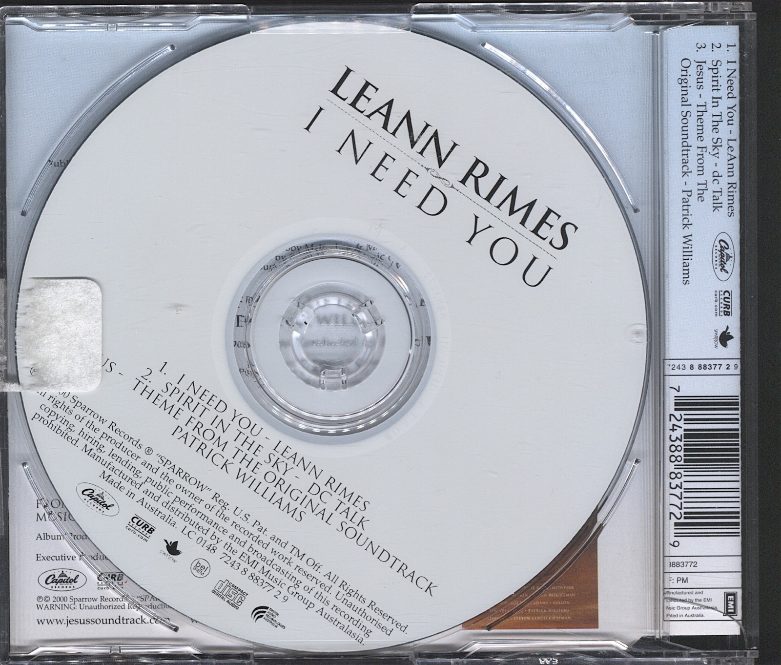 Leann Rimes - I Need You CD (single) 724388837729 | eBay