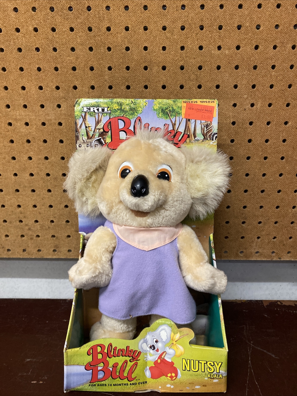1995 ERTL - Blinky Bill Cartoon - Plush Stuffed Animal "Nutsy Koala" | eBay