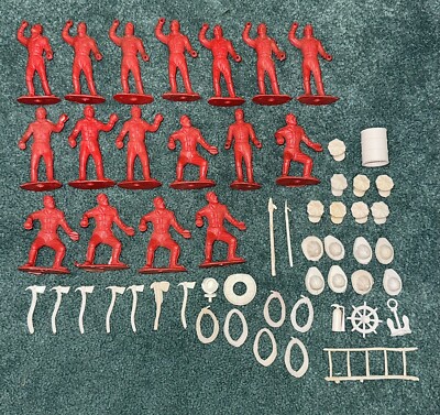 Original Lot Of 17 MPC Firemen Firefighter Figures With Accessories | eBay