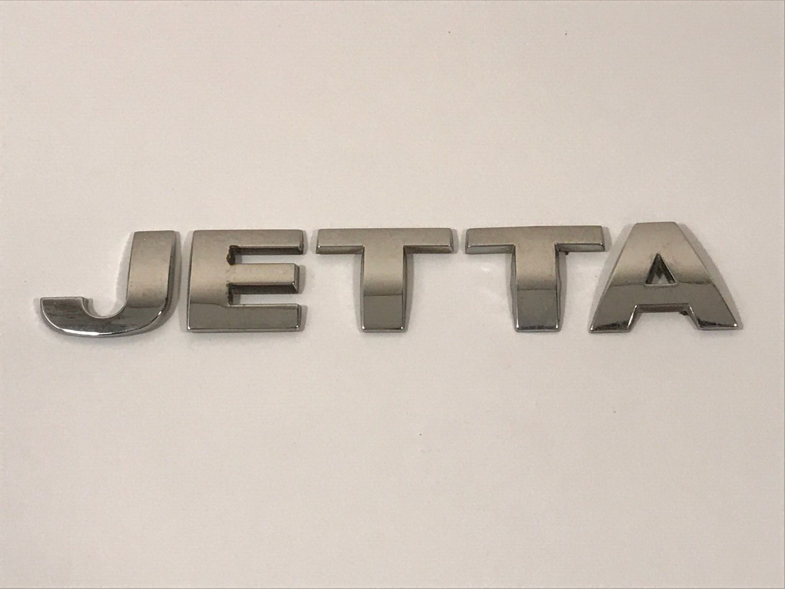 99-05 VW Jetta Emblem Rear Trunk Chrome Badge Letters Nameplate Logo ...