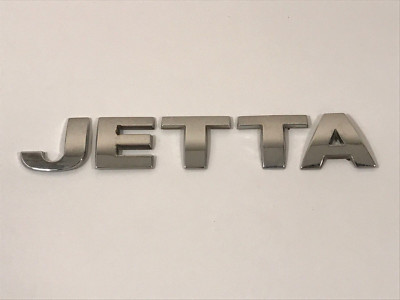 99-05 VW Jetta Emblem Rear Trunk Chrome Badge Letters Nameplate Logo ...