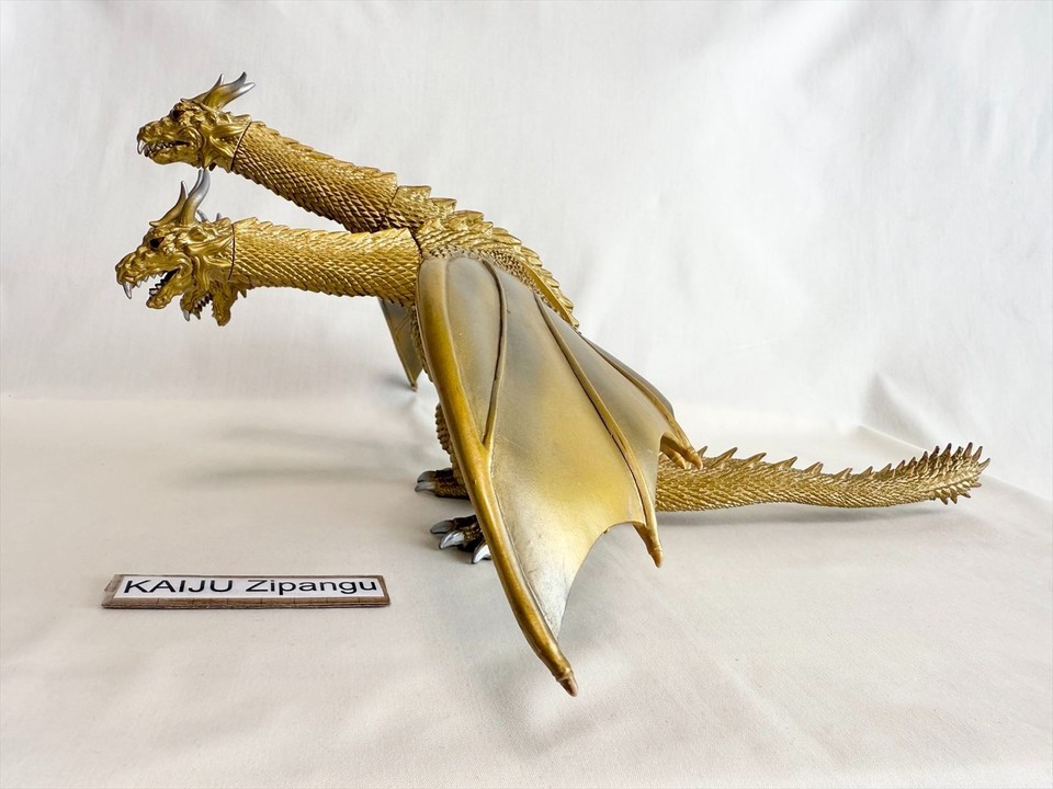 2001 Bandai 7" Giant GMK King Ghidorah 2002 Figure Godzilla Movie ...