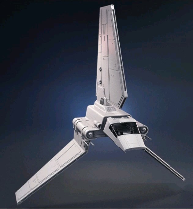 Star Wars Imperial Shuttle Tyderium 1/32 Model Kit Huge Custom 3d Model ...