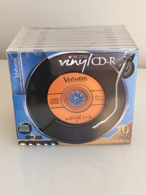 Verbatim Digital Vinyl CD-R 700MB 80min 10 pack 5 color | eBay