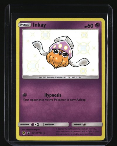 Pokemon INKAY SV17/SV94 (Hidden Fates Shiny Vault) Baby Shiny - NM/Mint ...