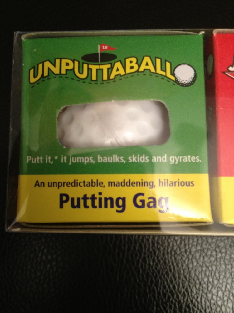 4 Classic Trick Golf Balls In A Gift Pack! Fun, Humor, Gag, Novelty ...