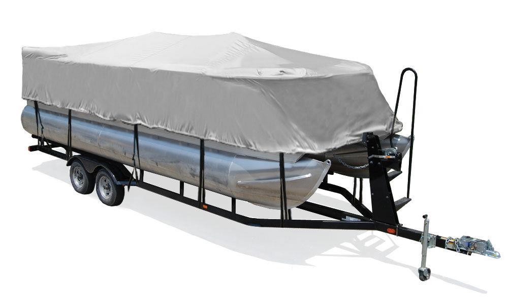 6.25oz SEMI-CUSTOM BOAT COVER FITS STARCRAFT STARDECK 240 DLX O/B 1991 ...