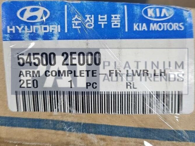 GENUINE HYUNDAI TUCSOON FRONT LOWER CONTROL ARM LH 54500-2E000, 54500 ...