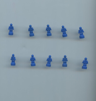 LEGO x 10 Blue Minifigure, Utensil Statuette Trophy 90398 treasure | eBay