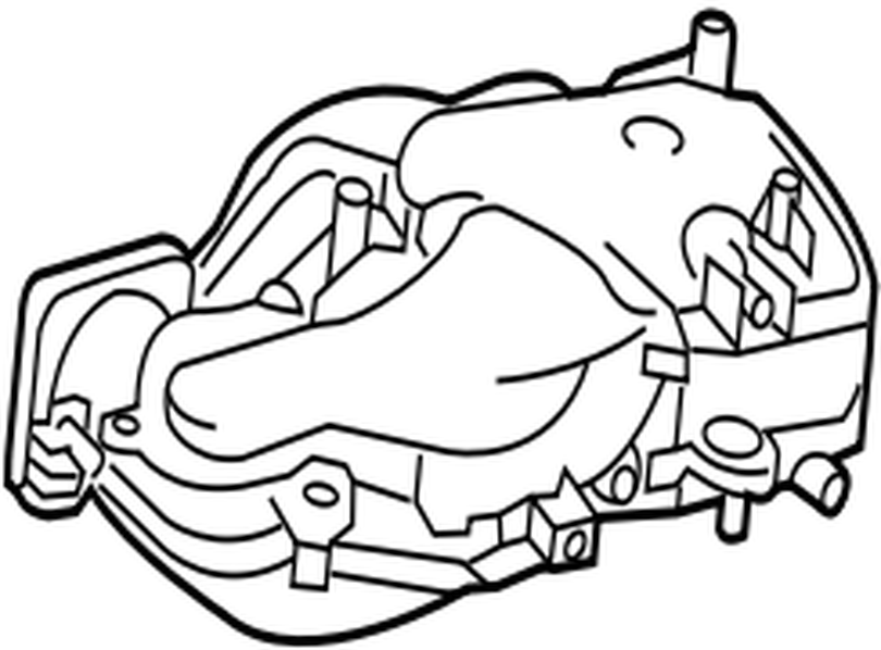 17109-31181 Toyota Tank, intake air surge 1710931181, New Genuine OEM ...