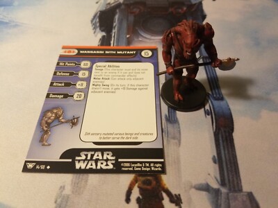 Star Wars Miniatures Champions of the Force 14 Massassi Sith Mutant | eBay