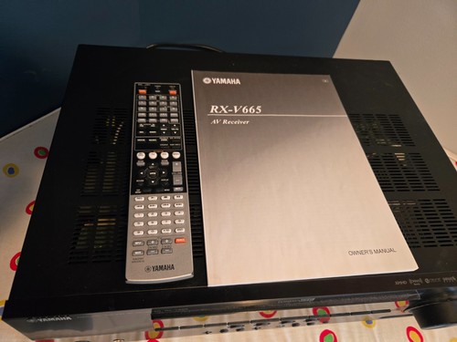 Yamaha RX-V665 Surround Sound Stereo AV Receiver 7.2 Ch HDMI NO REMOTE ...
