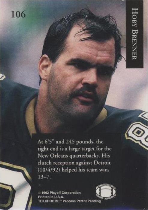1992 Playoff Hoby Brenner #106 for sale | eBay