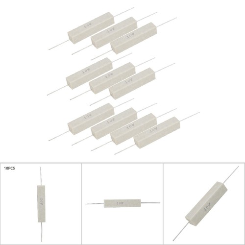 10Pcs Cement Resistor Power Resistance Stable Performance High Accuracy ...