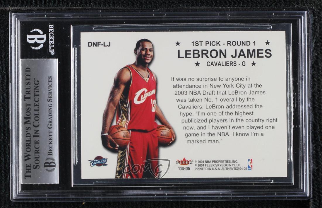 Lebron James 2004 Draft