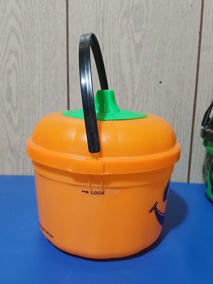 Vintage 1991 McDonald’s Halloween Boo Buckets Lot Of 3 Pumpkin Witch ...