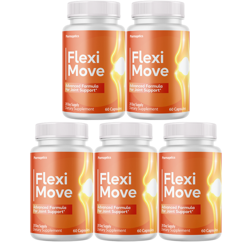 Flexi Move Joint Support, (5-Pack) Official Advanced Formula For Joint ...