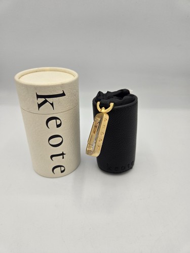 keote keychain Full Size Foldable Tote Bag Black Compact Durable 50lbs ...