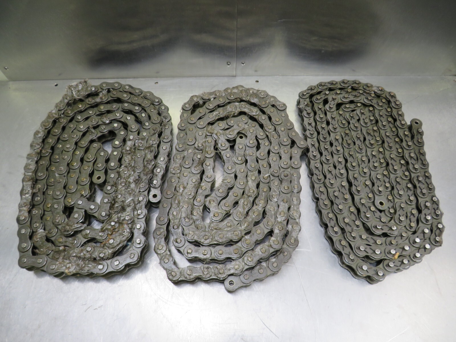 Tsubaki RS60 Chain Single Strain Cotter Pin Type Lot of 3 x 10' | eBay