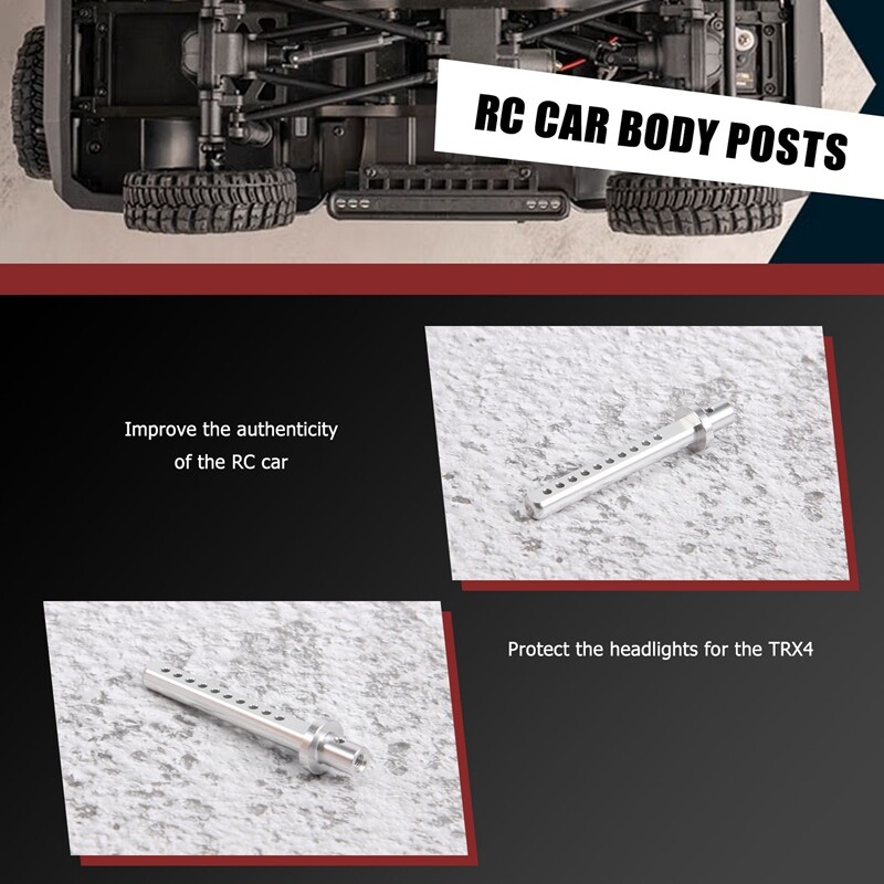 5X(4Pcs Metal RC Car Column Body Posts Mount for 1/10 Crawler Car ...