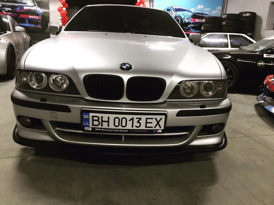 BMW E39 front lip for M bumper Splitter Lip spoiler HAM style + install ...