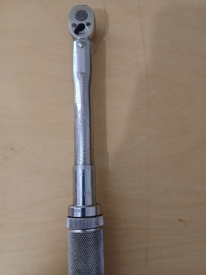 SNAP ON QRJ 217C TORQUE WRENCH 200 in lbs 3/8 in DRIVE. In Excellent ...