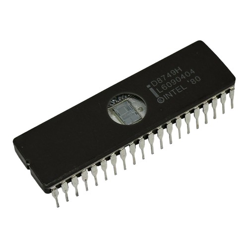 INTEL D8749H Microcontroller, 8-Bit, UVPROM, 3.67MHz, NMOS, NEW/UNUSED ...