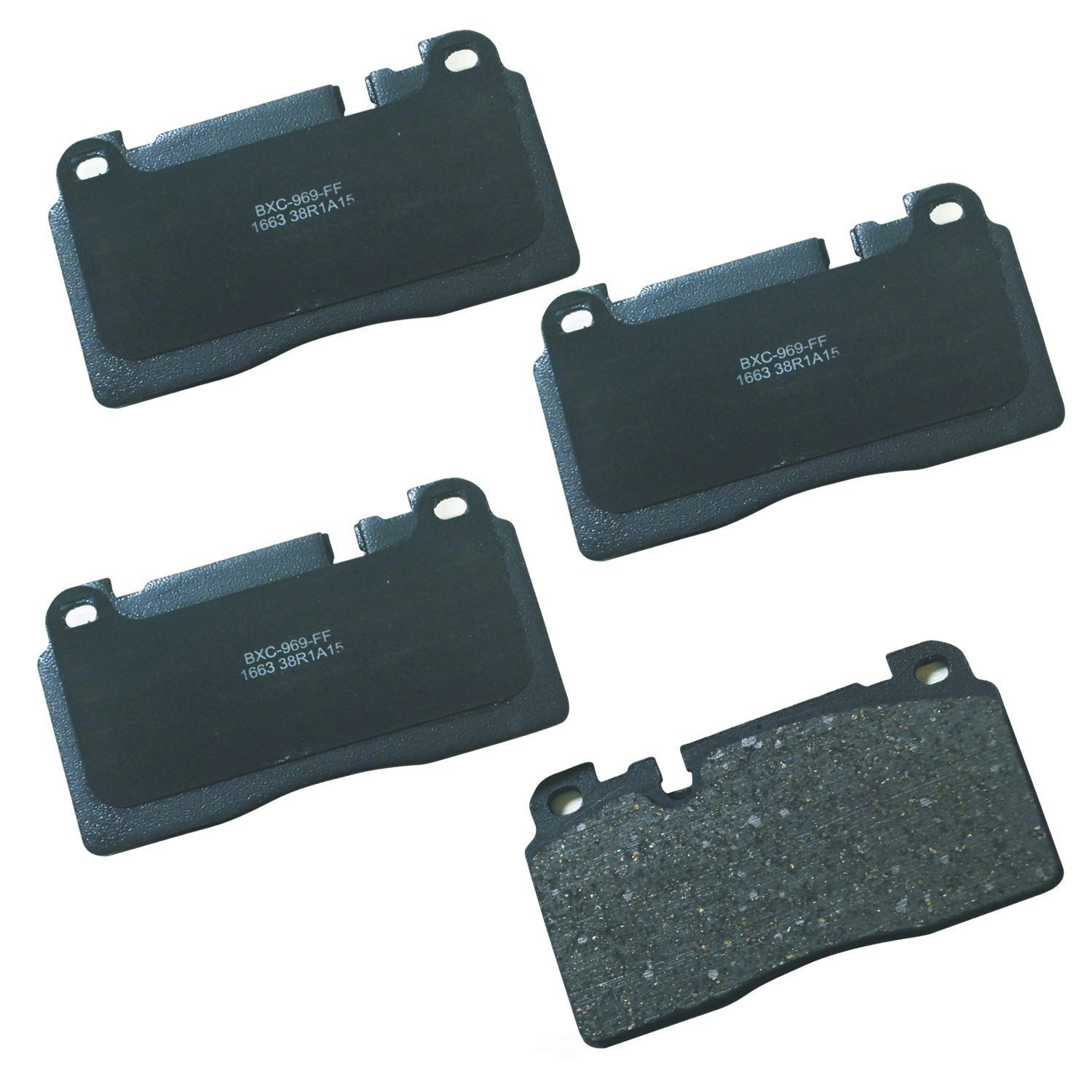 Disc Brake Pad Set-Premium Ceramic Bendix SBC1663 for sale online | eBay