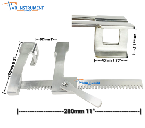 FINOCHIETTO Rib Spreader Retractor German Stainless CE Veterinary Tools ...