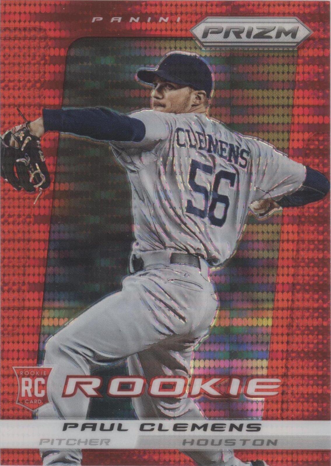 2013 Panini Prizm - Paul Clemens #213 Red Pulsar Prizm (RC) for sale ...