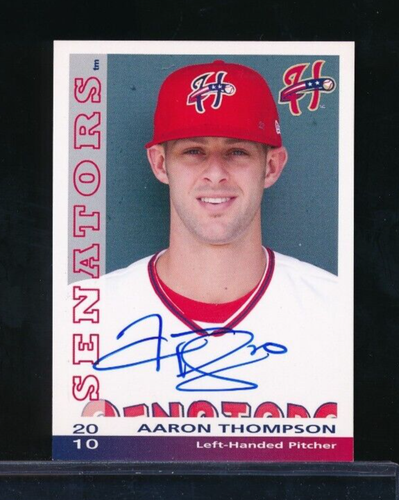 2010 Grandstand Harrisburg Senators Aaron Thompson signed auto ...