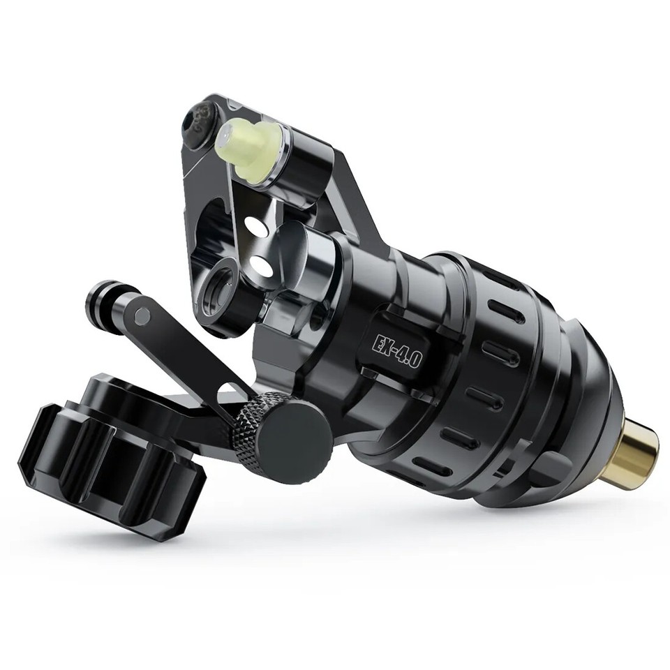 Mast Rotary Tattoo Machine DoubleSpring Coreless Motor RCA 4.0mm Stroke ...