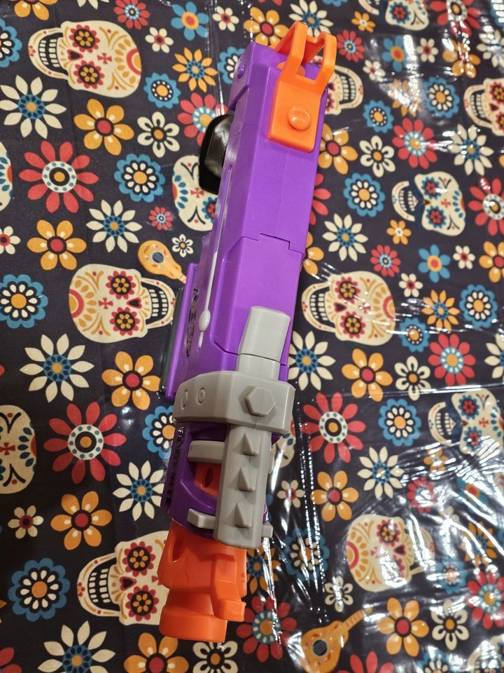Nerf Fortnite Smg-E Blaster Purple Flywheel Semi Automatic Fire Tested ...