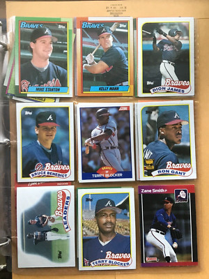 lot of 15 baseball cards mike stanton, kelly mann, dion james, bruce ...
