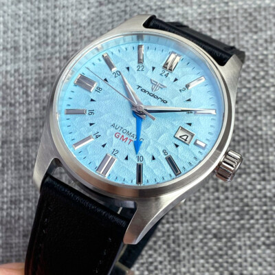 Tandorio Dive 39mm Sapphire Glass NH34 GMT Automatic Men Watch Texture ...