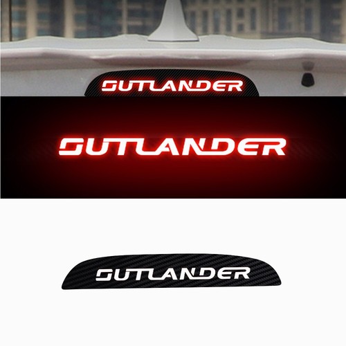 Carbon Fiber Sticker Brake Light Sticker for Mitsubishi Outlander 2016 ...