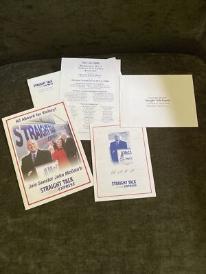 John McCain Straight Talk Express - February 2000 Fundraising ...