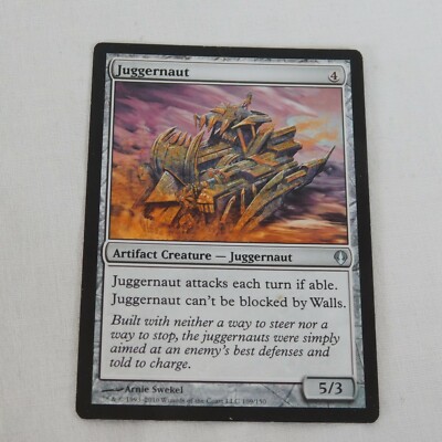 Juggernaut MTG 2010 Artifact Creature Juggernaut 109/150 Archenemy ...