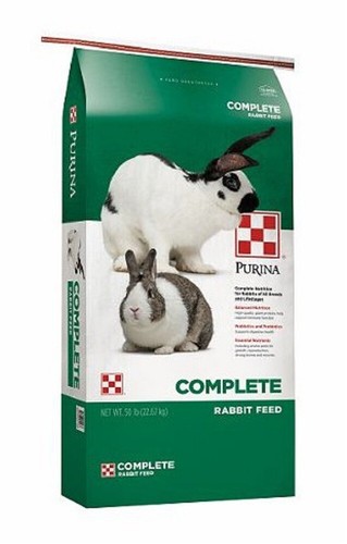 Purina 3004902-206 Complete Alfalfa 50 lbs. All Life Stages Rabbit Feed ...