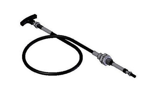 T-Handle Non-Locking Bulkhead Push Pull Cables 10-32 36 inches Long M ...