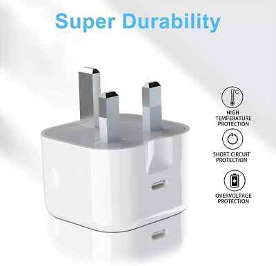 FAST SAMSUNG GALAXY A06 A05 A05S A04E 20W TYPE-C CHARGING ADAPTER PLUG ...